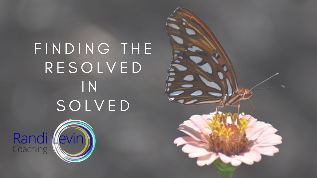 Finding the Resolved in Solved Finding the Resolved in Solved