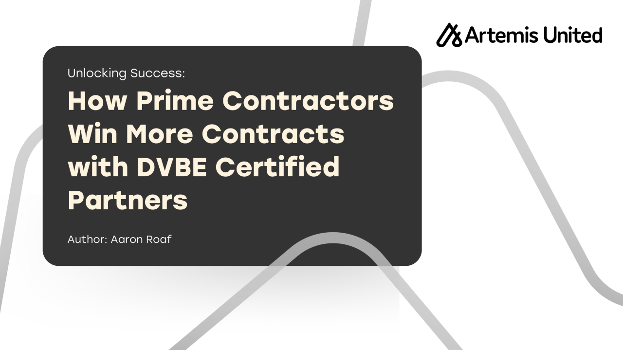 Unlocking Success: How Prime Contractors Win More Contracts with DVBE ... Unlocking Success: How Prime Contractors Win More Contracts with DVBE ...