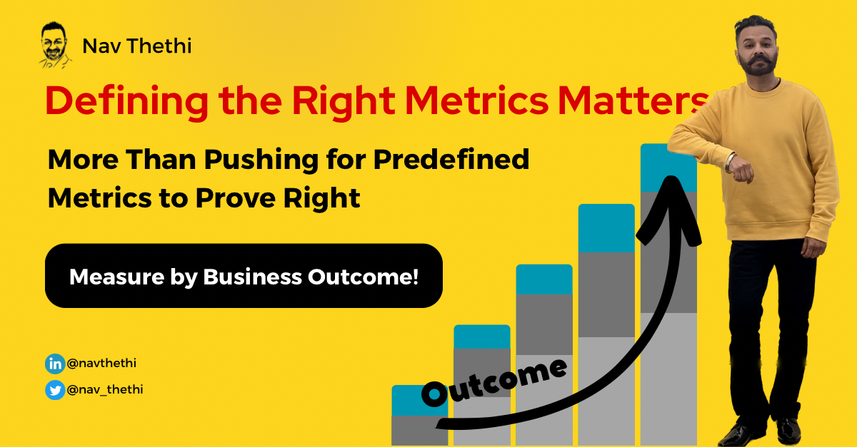 Learn Why Defining the Right Metrics Matters is Critical Learn Why Defining the Right Metrics Matters is Critical