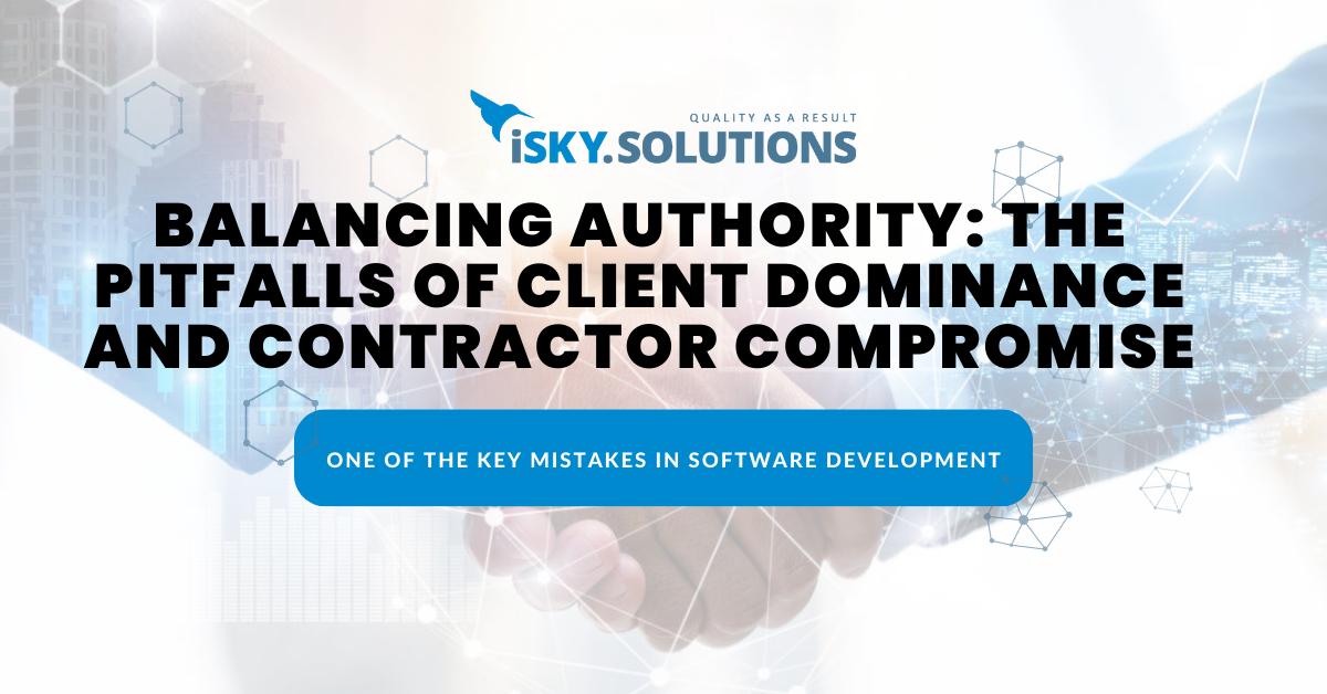 Balancing Authority: The Pitfalls of Client Dominance and Contractor ... Balancing Authority: The Pitfalls of Client Dominance and Contractor ...