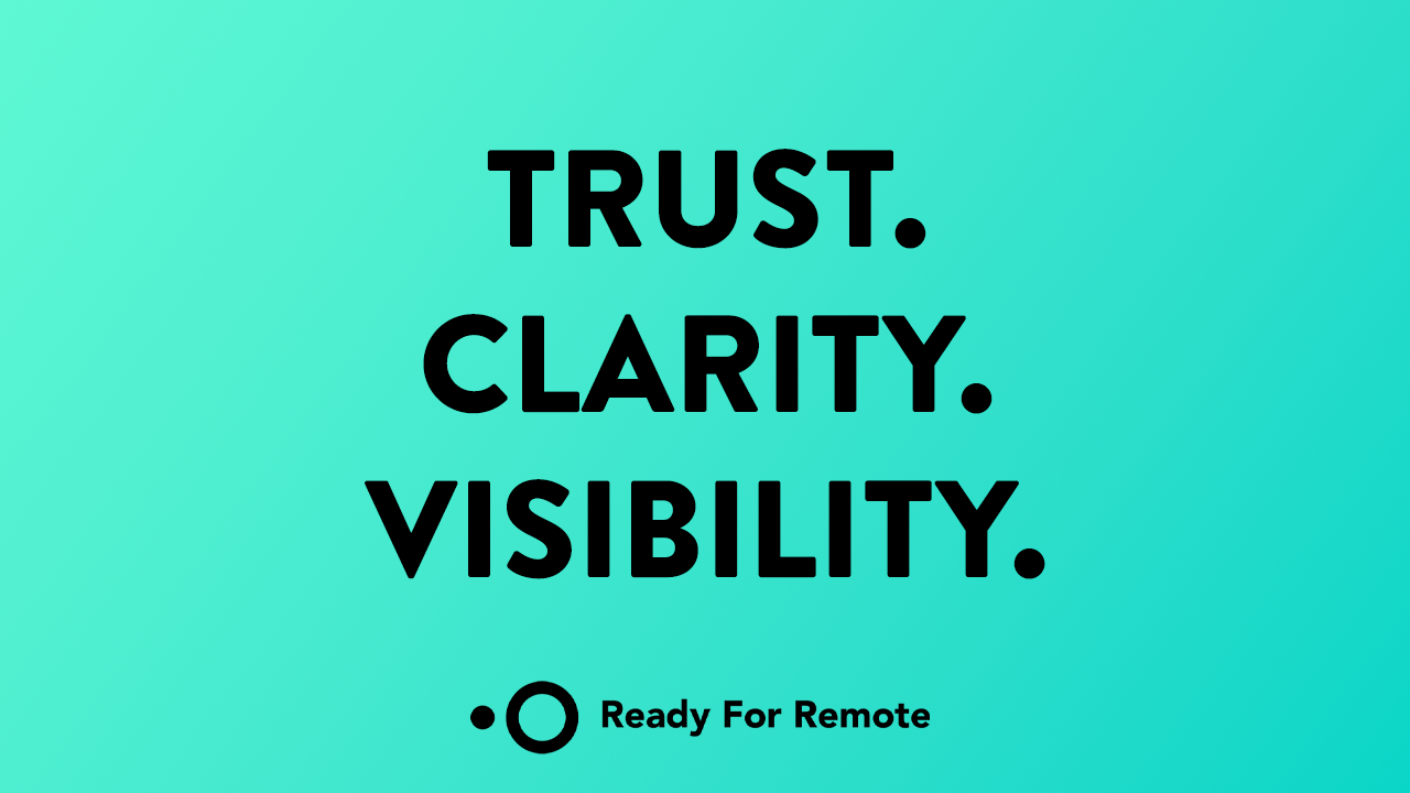 THE 3 FUNDAMENTAL PRINCIPLES OF REMOTE WORK THE 3 FUNDAMENTAL PRINCIPLES OF REMOTE WORK