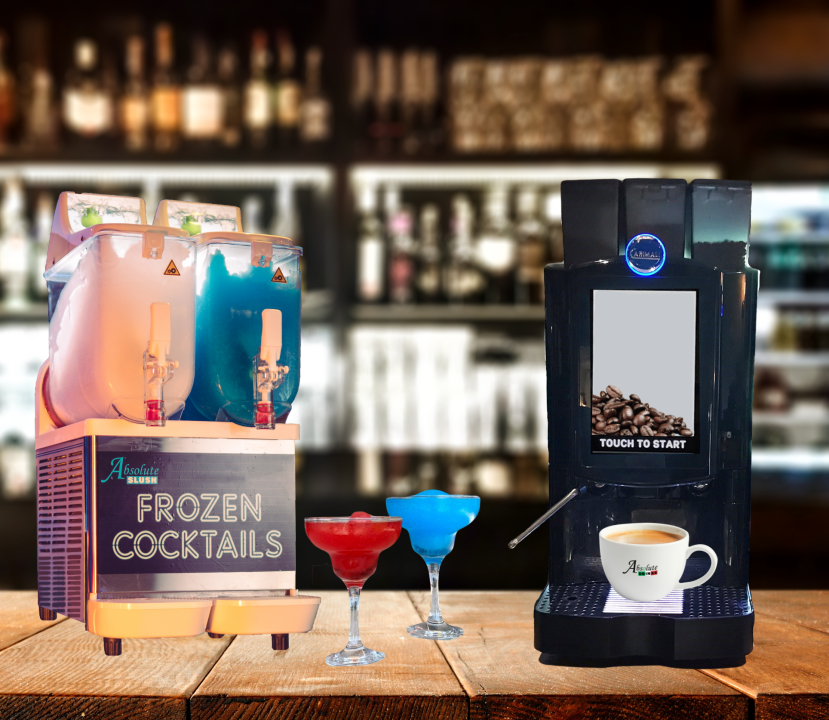 Power pairing: a frozen cocktail and coffee machine Power pairing: a frozen cocktail and coffee machine