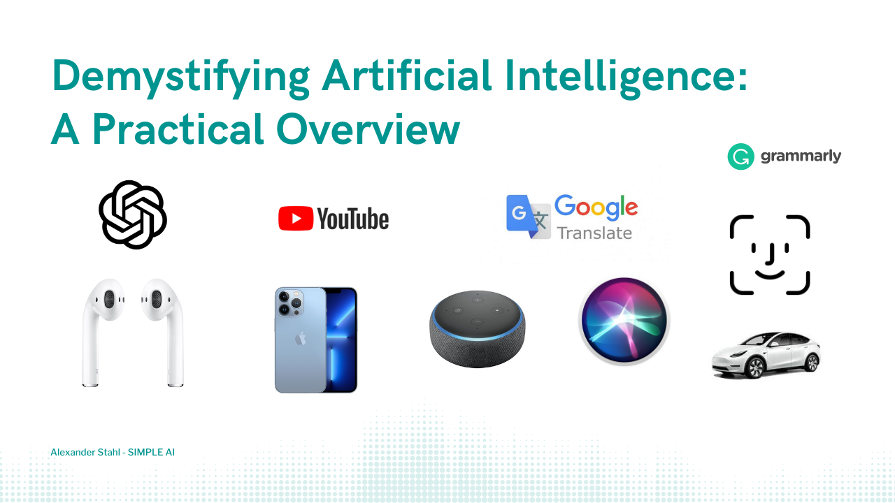 Demystifying Artificial Intelligence: A Practical Overview Demystifying Artificial Intelligence: A Practical Overview