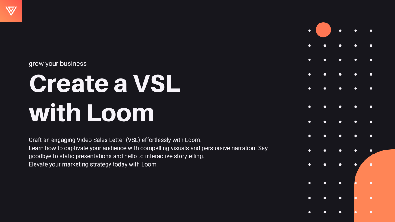 Revolutionize Your IT Sales Strategy with Loom VSLs 🚀 Revolutionize Your IT Sales Strategy with Loom VSLs 🚀