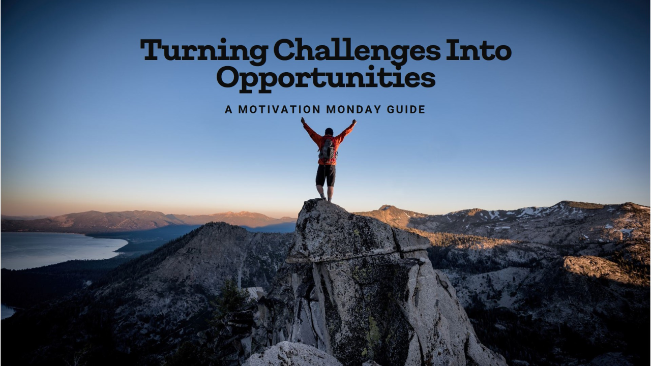 Turning Challenges into Opportunities: A Motivation Monday Guide Turning Challenges into Opportunities: A Motivation Monday Guide