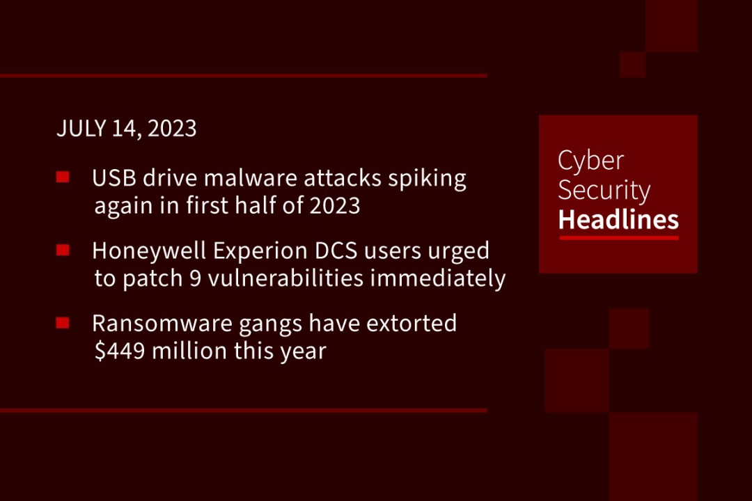 CISO Series on LinkedIn: USB malware spikes, Honeywell, Rockwell ... CISO Series on LinkedIn: USB malware spikes, Honeywell, Rockwell ...