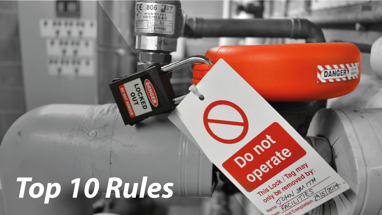 Top 10 Recommendations on Lockout Tagout Procedures Top 10 Recommendations on Lockout Tagout Procedures