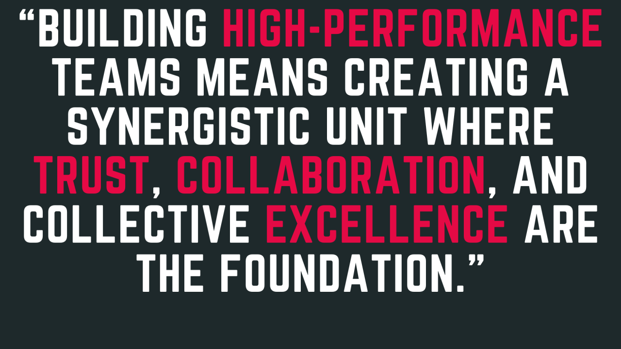 Building High-Performance Teams: Strategies for Exceptional Results Building High-Performance Teams: Strategies for Exceptional Results