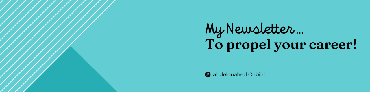 My newsletter - to propel your career My newsletter - to propel your career
