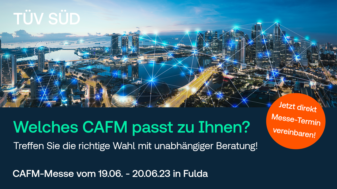Besuchen Sie uns auf der CAFM - Messe in Fulda Besuchen Sie uns auf der CAFM - Messe in Fulda