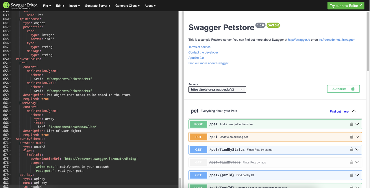 OpenAPI spec API Testing DTO class OpenAPI spec API Testing DTO class