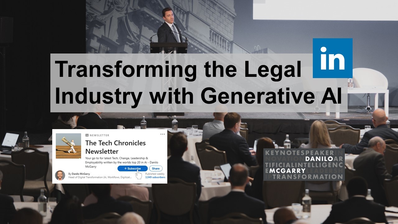 Transforming the Legal Industry with Generative AI Transforming the Legal Industry with Generative AI