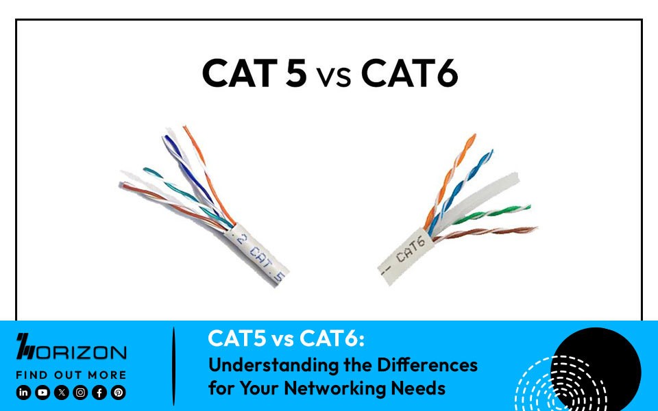 CAT5 vs CAT6: Understanding the Differences for Your Networking Needs CAT5 vs CAT6: Understanding the Differences for Your Networking Needs