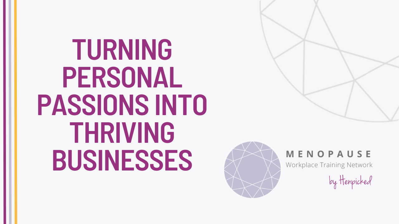 Turning personal passions into thriving businesses: the power of ... Turning personal passions into thriving businesses: the power of ...