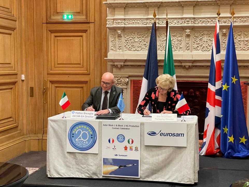 OCCAR signs contract to launch global production of ASTER missiles ... OCCAR signs contract to launch global production of ASTER missiles ...