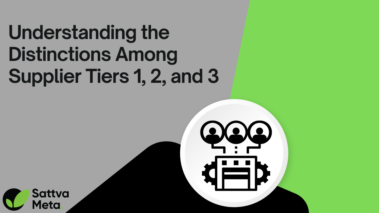 Supplier Tiers Demystified: Understanding the Distinctions Among Tiers ... Supplier Tiers Demystified: Understanding the Distinctions Among Tiers ...