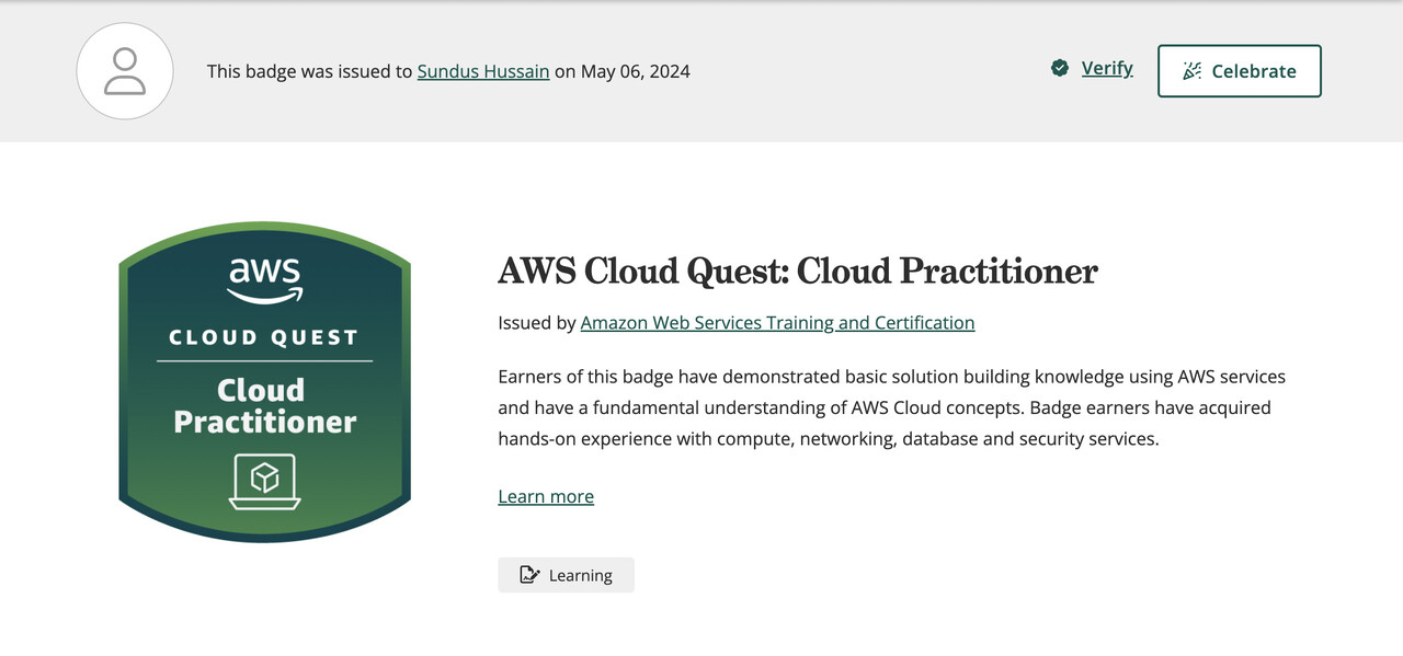 AWS Cloud Quest: Cloud Practitioner AWS Cloud Quest: Cloud Practitioner