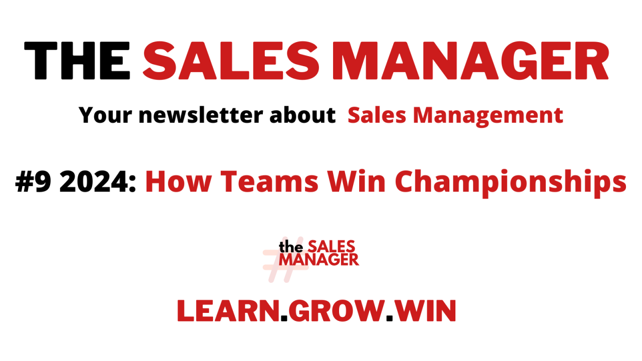 How Teams Win Championships How Teams Win Championships