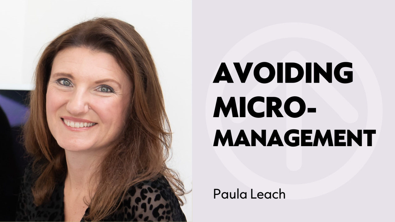 Avoiding Micromanagement Avoiding Micromanagement