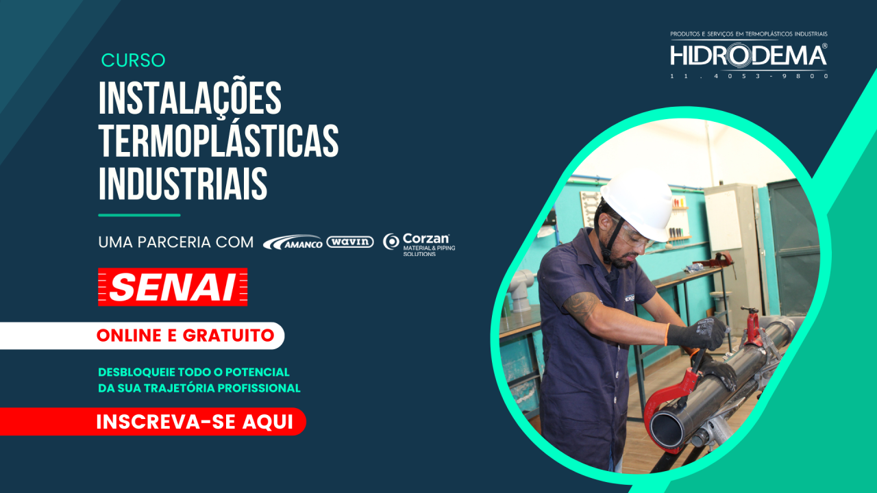 Domine o Futuro: Curso Gratuito de Instalações Termoplásticas ... Domine o Futuro: Curso Gratuito de Instalações Termoplásticas ...