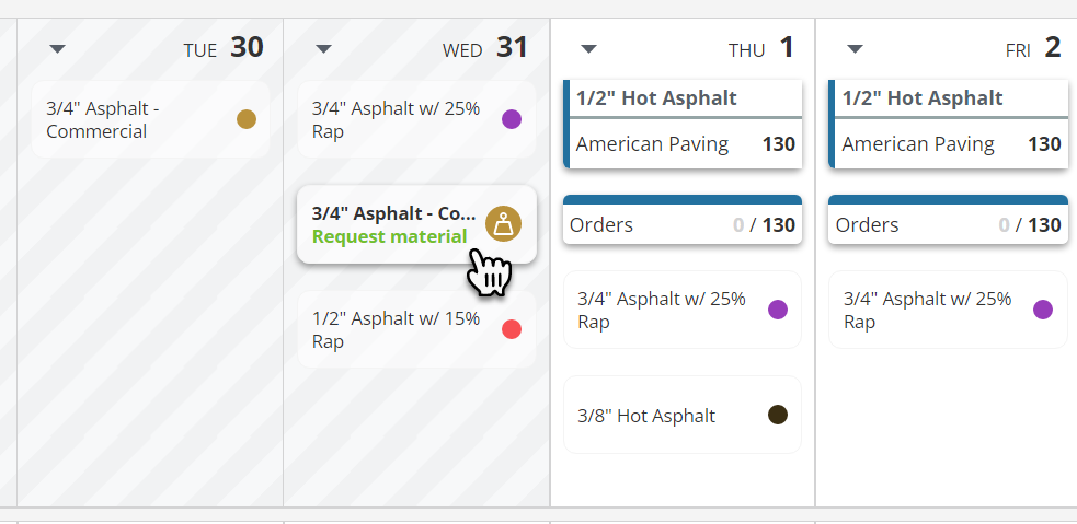 Requesting Asphalt and Aggregate From Your Plant – A Customer Portal Update Requesting Asphalt and Aggregate From Your Plant – A Customer Portal Update