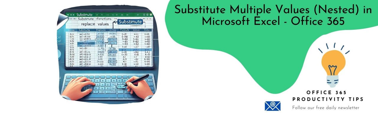 Substitute Multiple Values (Nested) in Microsoft Excel 365 Substitute Multiple Values (Nested) in Microsoft Excel 365