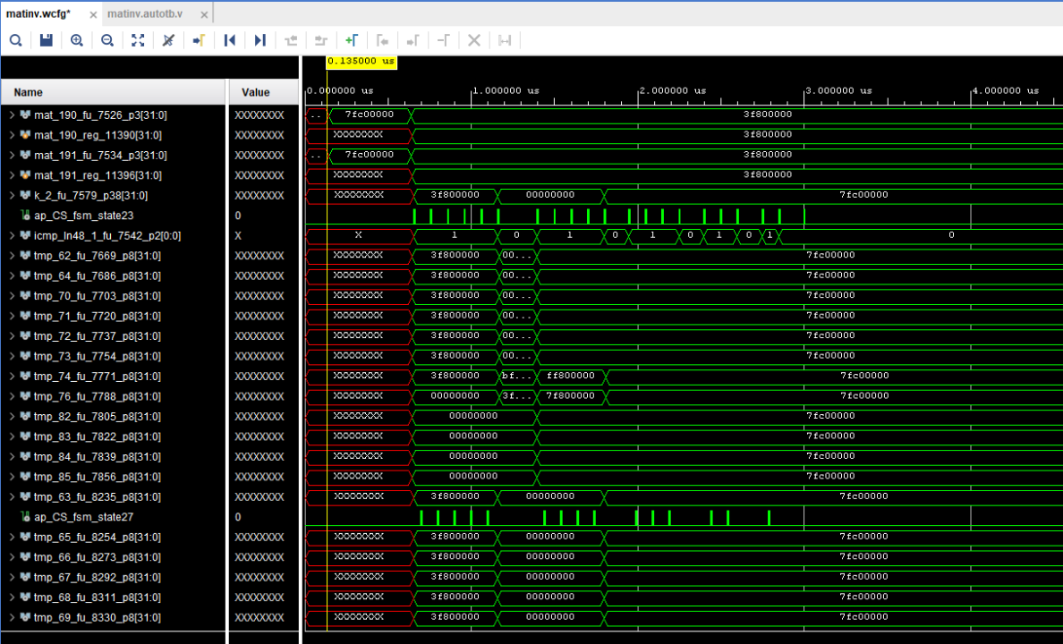 Fast matrix inversion in FPGA Fast matrix inversion in FPGA