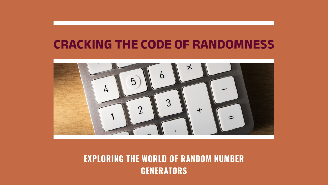 Demystifying Random Number Generators in C++ and Beyond: The Illusion ... Demystifying Random Number Generators in C++ and Beyond: The Illusion ...