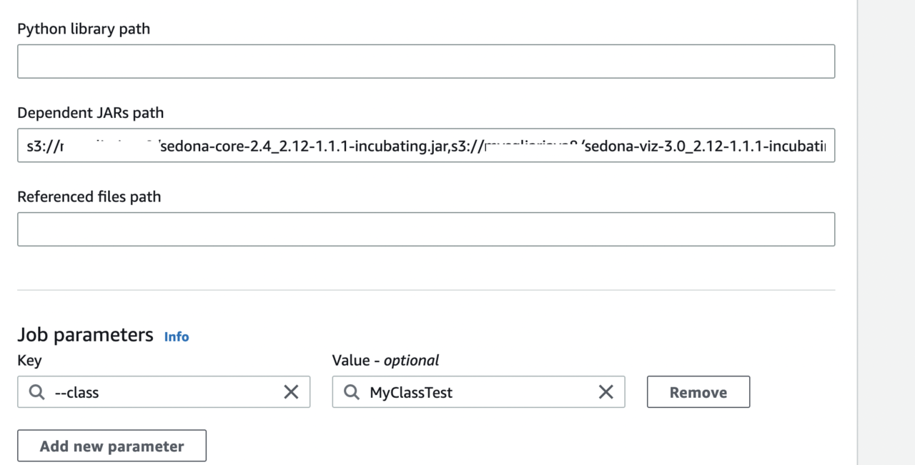 Using apache Sedona with AWS Glue (Scala) Using apache Sedona with AWS Glue (Scala)