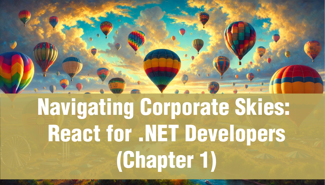 Navigating Corporate Skies: React for .NET Developers Navigating Corporate Skies: React for .NET Developers