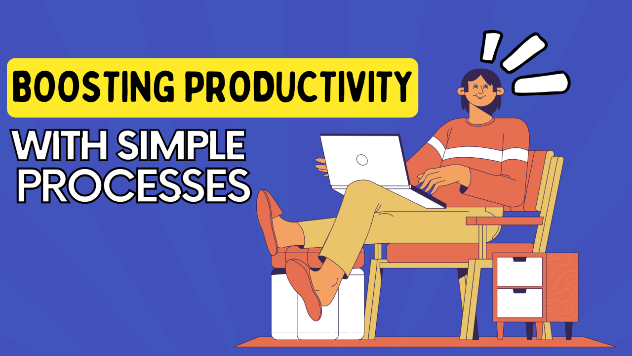 Boosting Productivity with Simple Processes Boosting Productivity with Simple Processes