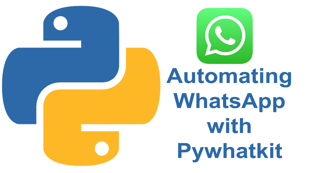Automating WhatsApp with Pywhatkit Automating WhatsApp with Pywhatkit