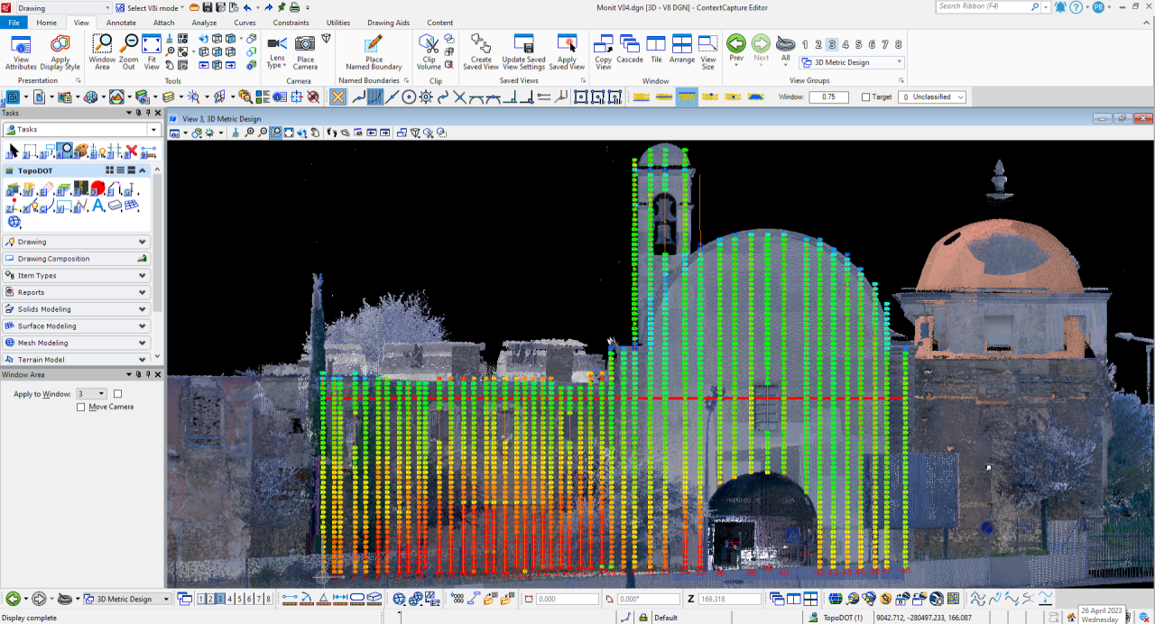 Geomatics Surveying tools applied to Cultural Heritage buildings. Geomatics Surveying tools applied to Cultural Heritage buildings.