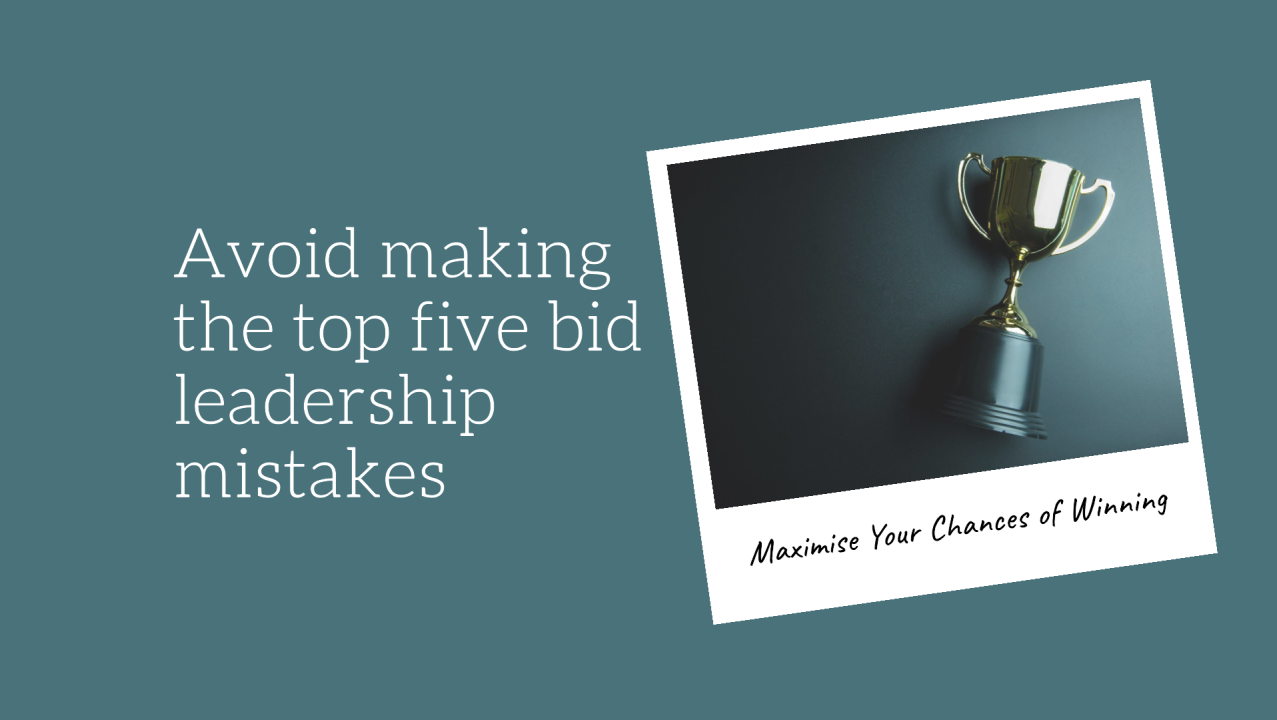 The most common five errors made by bid leadership teams - 1/5 Ad Hoc ... The most common five errors made by bid leadership teams - 1/5 Ad Hoc ...