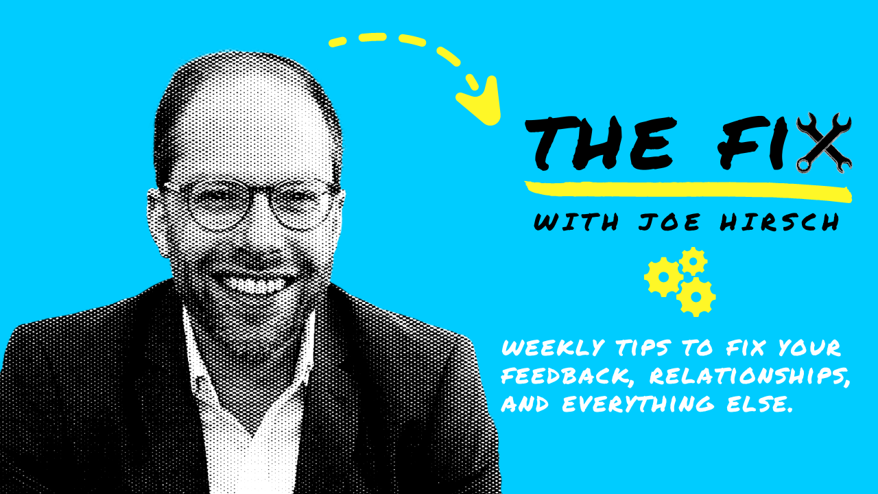 Don't let negative feedback define you Don't let negative feedback define you
