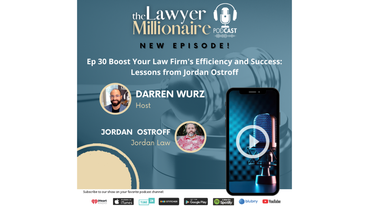 Mastering Marketing and Maximizing Success in Your Law Firm with Jordan ... Mastering Marketing and Maximizing Success in Your Law Firm with Jordan ...