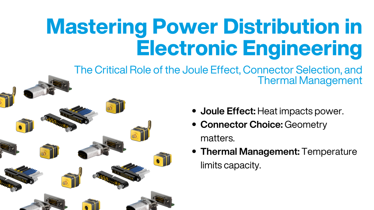Managing Power Distribution in Electronic Connectors Managing Power Distribution in Electronic Connectors