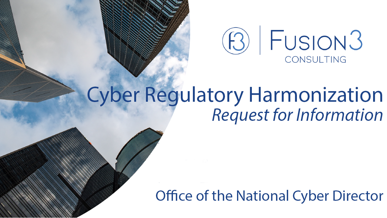 Cyber Regulatory Harmonization Cyber Regulatory Harmonization