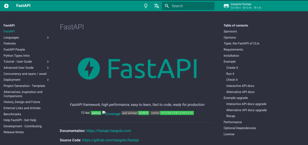 FastAPI : An Introduction to Python API dev framework FastAPI : An Introduction to Python API dev framework