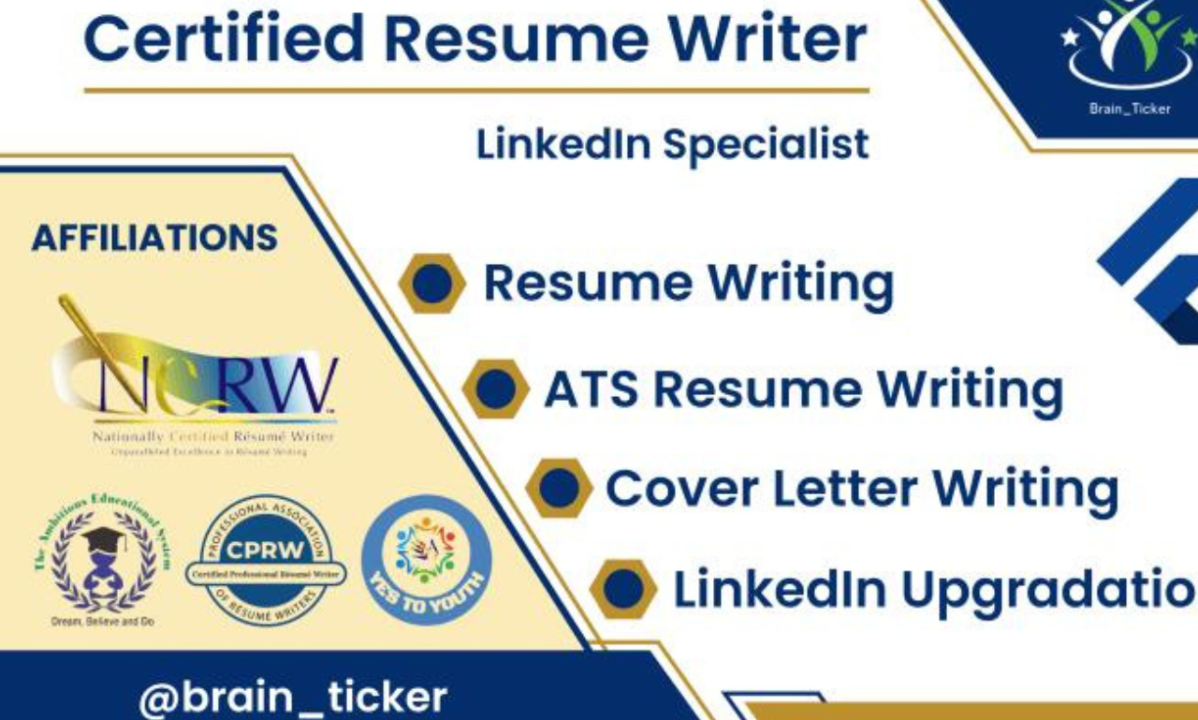 I will write, revamp in 24hrs professional ats resume writing, IT, tech ... I will write, revamp in 24hrs professional ats resume writing, IT, tech ...