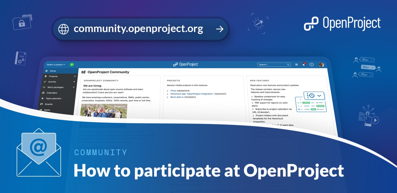 How to participate at OpenProject How to participate at OpenProject
