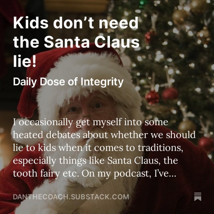 Kids don’t need the Santa Claus lie! Kids don’t need the Santa Claus lie!