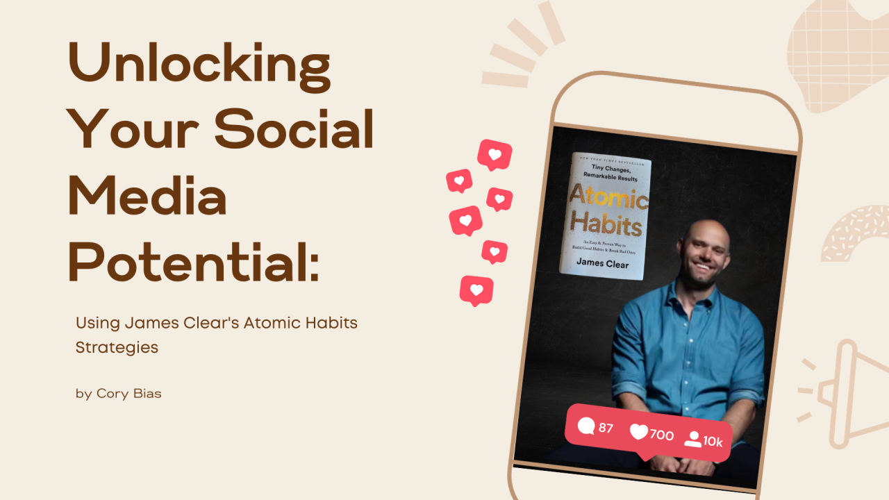 Unlocking Your Social Media Potential: Using James Clear's Atomic ... Unlocking Your Social Media Potential: Using James Clear's Atomic ...