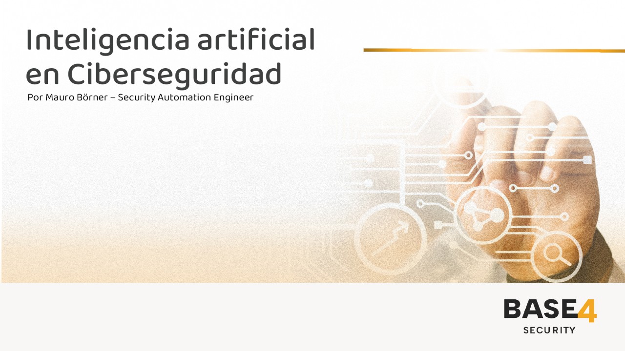 Inteligencia artificial en Ciberseguridad Inteligencia artificial en Ciberseguridad