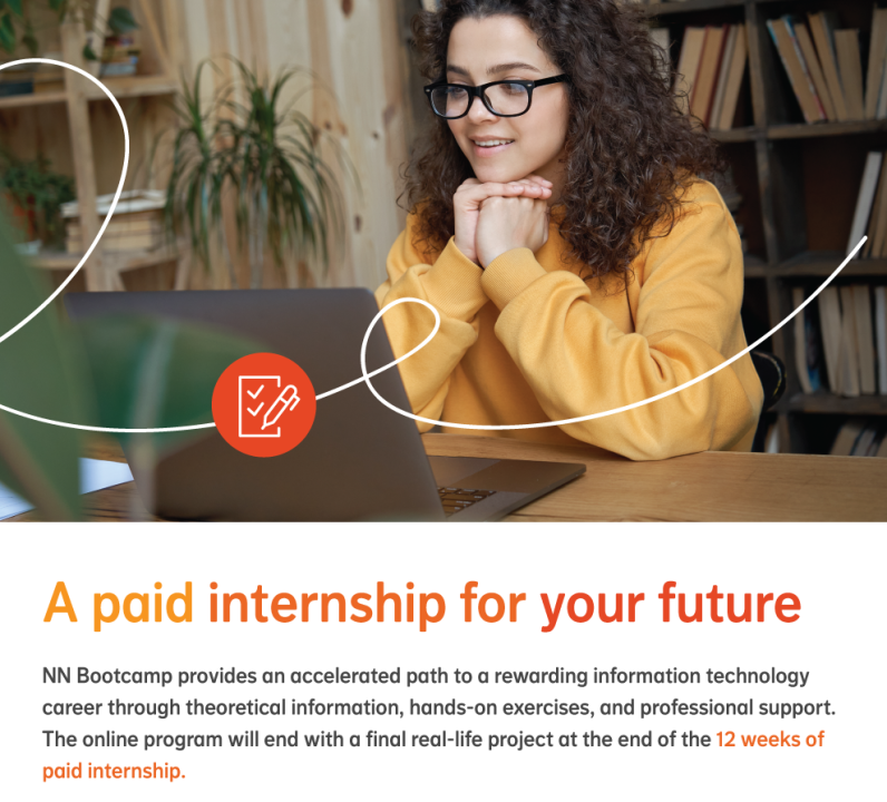 It's time to start your career. Join the NN Bootcamp! It's time to start your career. Join the NN Bootcamp!