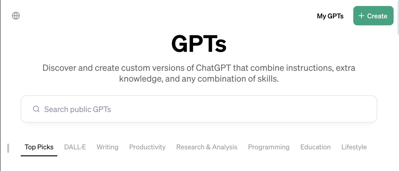 OpenAI dévoile le GPT Store avec 3 millions de chatbots personnalisés OpenAI dévoile le GPT Store avec 3 millions de chatbots personnalisés