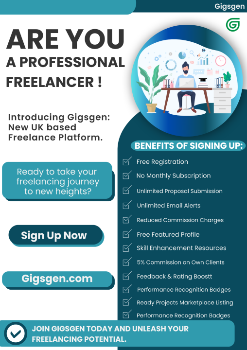 Unlocking Freelancing Potential: Welcome to Gigsgen - Your Gateway to ... Unlocking Freelancing Potential: Welcome to Gigsgen - Your Gateway to ...