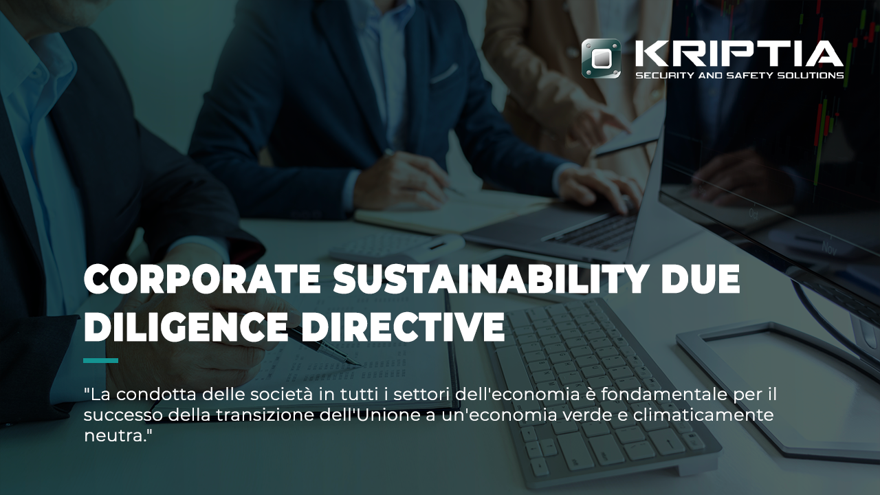 Corporate Sustainability Due Diligence Directive Corporate Sustainability Due Diligence Directive