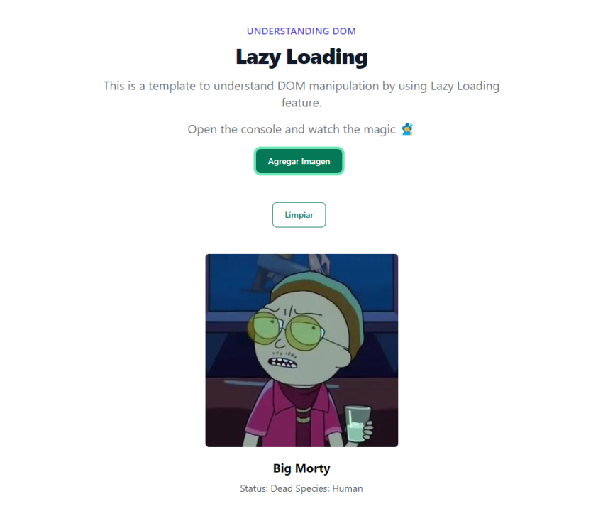 Lazy Loading with JavaScript Lazy Loading with JavaScript