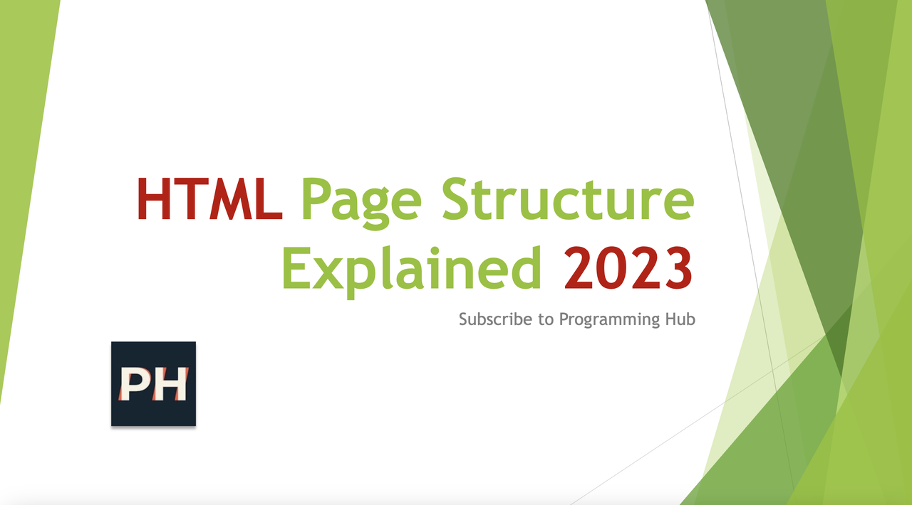 HTML Page Structure: A Comprehensive Guide HTML Page Structure: A Comprehensive Guide